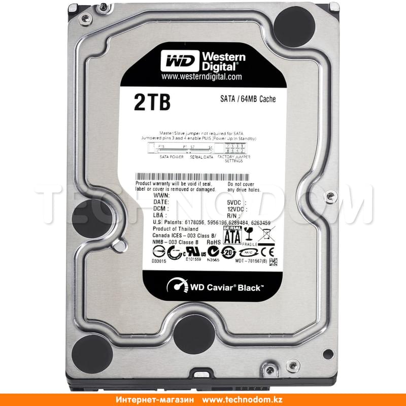 Внутренний HDD 3.5" 2TB Western Digital Black WD2003FZEX SATA-III ...