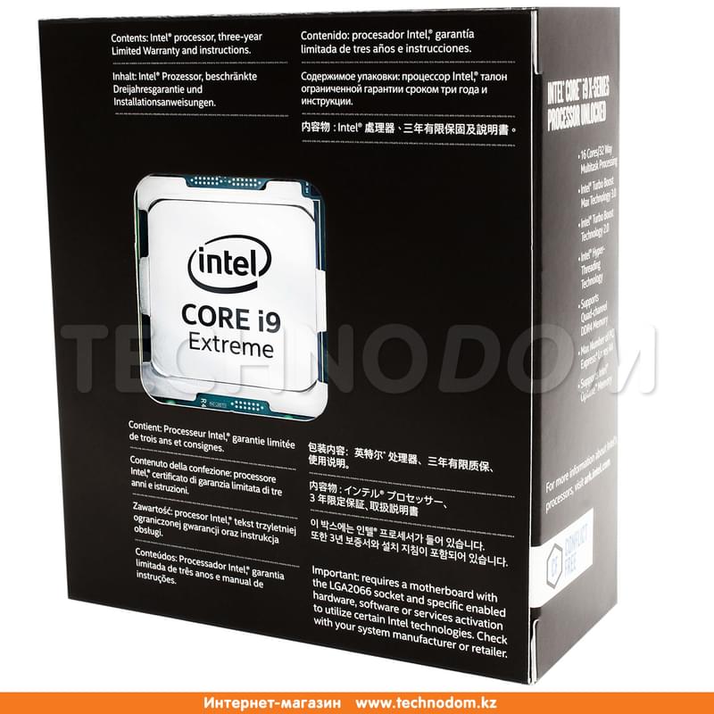 Процессор Intel Core i9-7960X (C16/T32, 22M Cache, 2.8 up to 4.2GHz ...